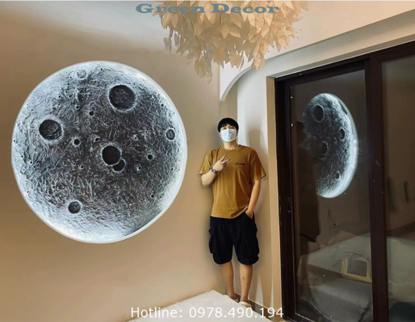 Đèn Mặt Trăng - Trang trí decor nhà hàng, quán Cafe, điểm checkin